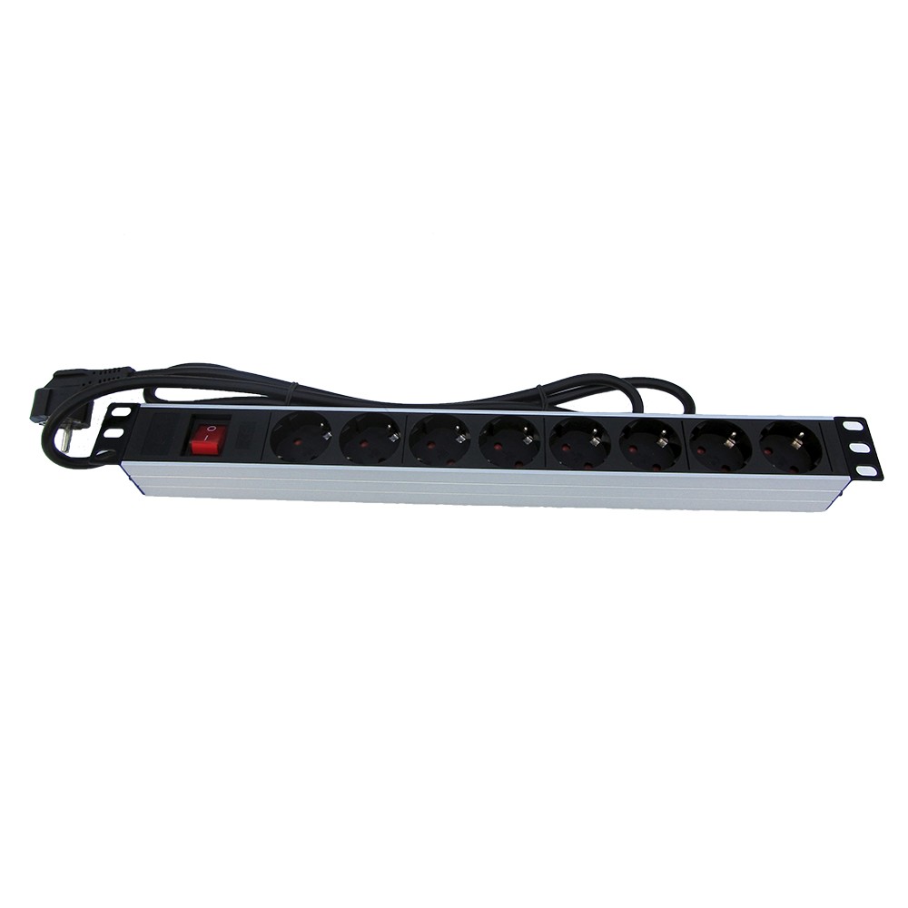 Regleta pdu rack 19” 9 X Schukos. Comprar venta